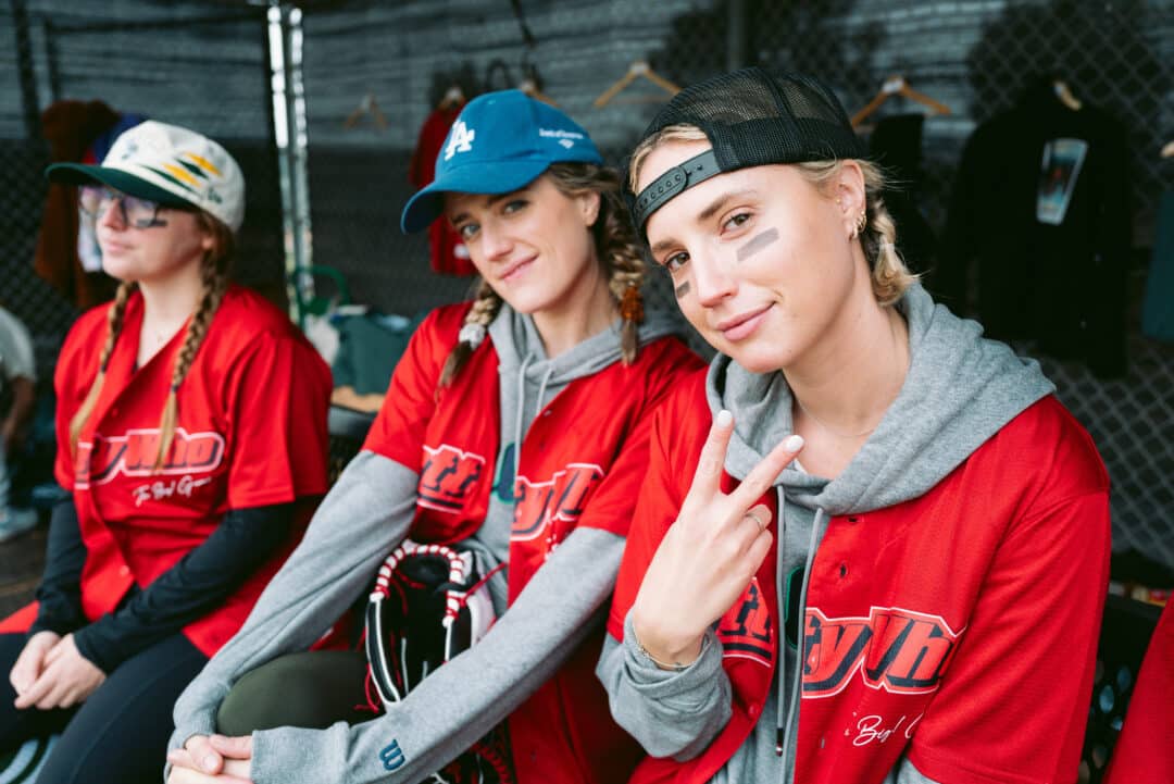 Betty Who Partners up With Athletic Greens for a friendly softball game ...