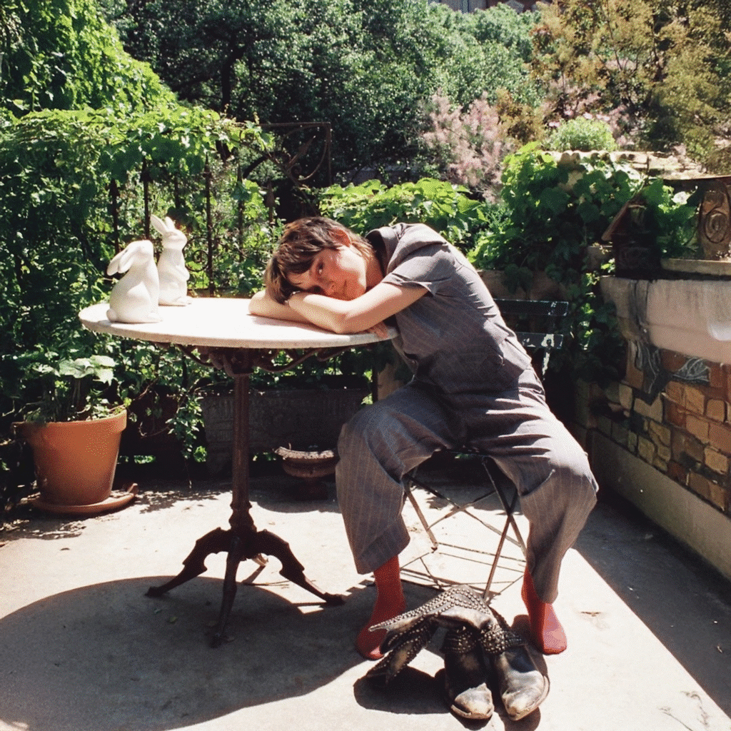 Torri Weidinger steps into the rabbit hole on bunny with tunnel vision ...